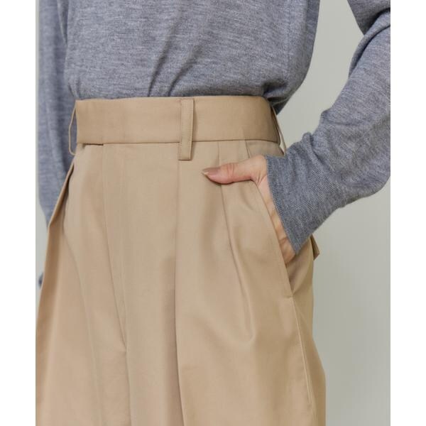 イネド（INED）/《三尋木奈保コラボ・Oggi11月号掲載商品》大人ワイドチノパンツ