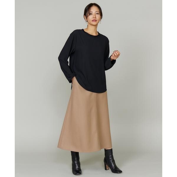 イネド（INED）/《大きいサイズ》吸汗速乾ジョーゼットプルオーバー