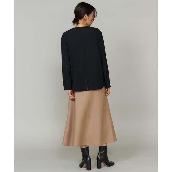 イネド（INED）/《大きいサイズ》吸汗速乾ジョーゼットプルオーバー