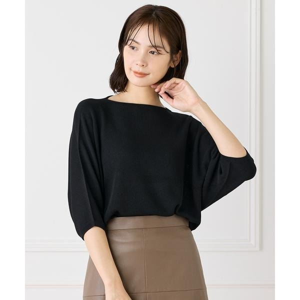 イネド（INED）/《大きいサイズ》ドルマンスリーブニット《Cuoo》