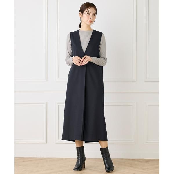 イネド（INED）/《大きいサイズ》コクーンワンピース