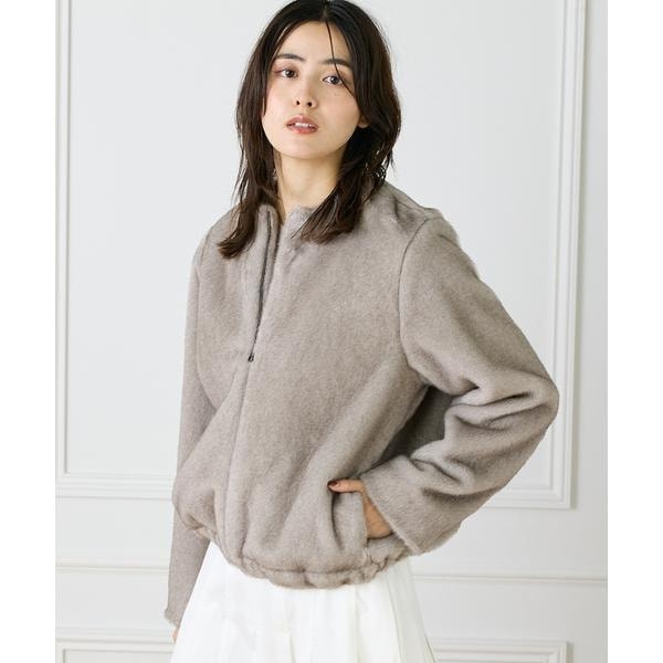 イネド（INED）/《大きいサイズ》エコファーブルゾン