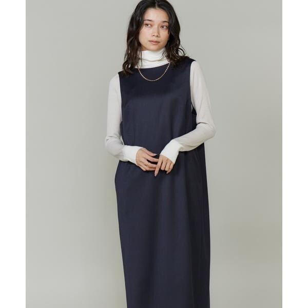 イネド（INED）/《大きいサイズ》ボートネックワンピース