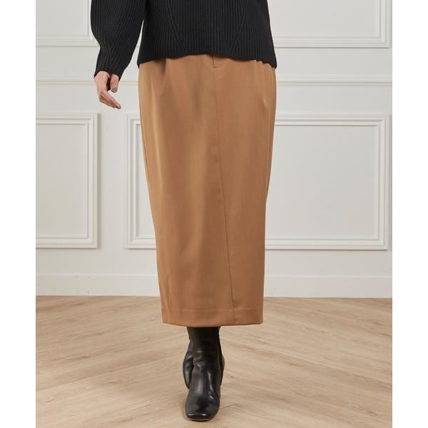 イネド（INED）/《大きいサイズ》ベルテッドスカート