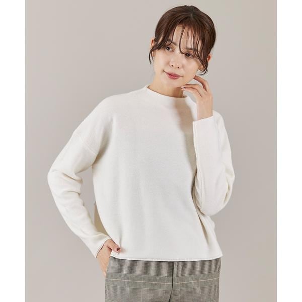 イネド（INED）/《大きいサイズ》モックネックプルオーバー