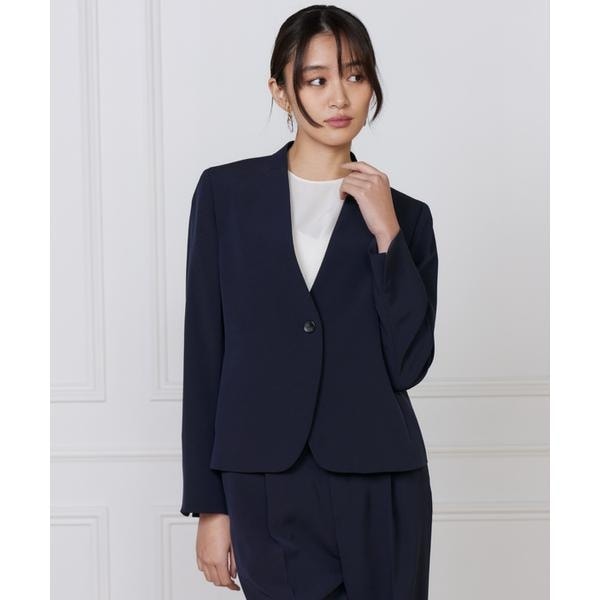 イネド（INED）/《大きいサイズ》カラーレスジャケット