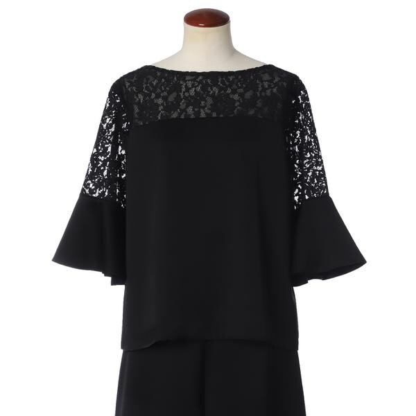 マーリエ ル カセット（Maglie le cassetto）/《M Maglie le cassetto》レースドッキングブラウス