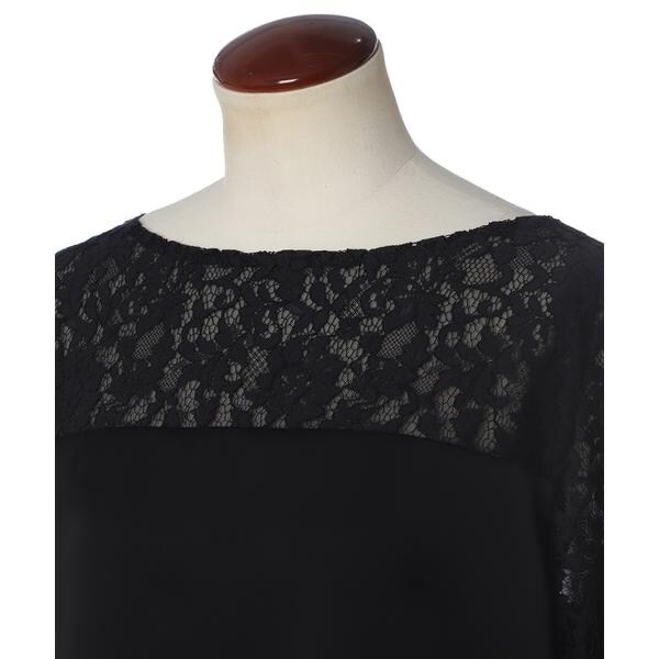 マーリエ ル カセット（Maglie le cassetto）/《M Maglie le cassetto》レースドッキングブラウス