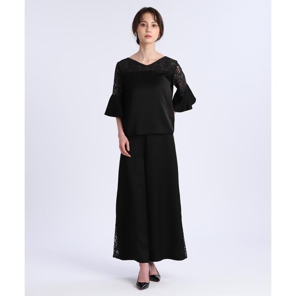 マーリエ ル カセット（Maglie le cassetto）/《M Maglie le cassetto》レースドッキングブラウス