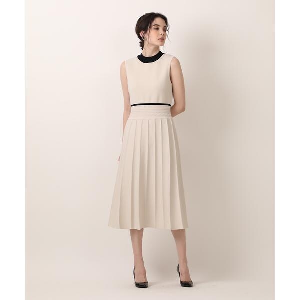 マーリエ ル カセット（Maglie le cassetto）/《M Maglie le cassetto》バイカラーニットワンピース