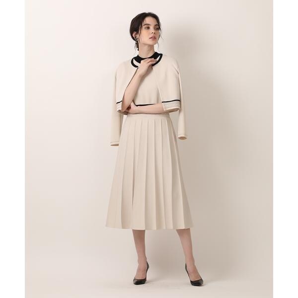 マーリエ ル カセット（Maglie le cassetto）/《M Maglie le cassetto》バイカラーニットワンピース