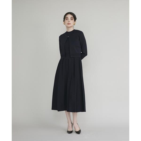 マーリエ ル カセット（Maglie le cassetto）/《M Maglie le cassetto》バイカラーニットワンピース