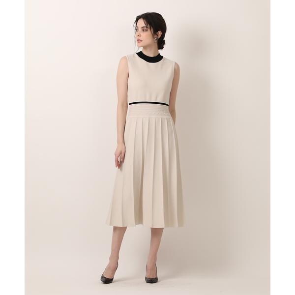 マーリエ ル カセット（Maglie le cassetto）/《M Maglie le cassetto》バイカラーニットワンピース