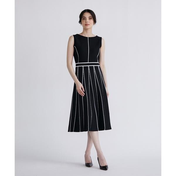 マーリエ ル カセット（Maglie le cassetto）/《M Maglie le cassetto》ラインニットワンピース