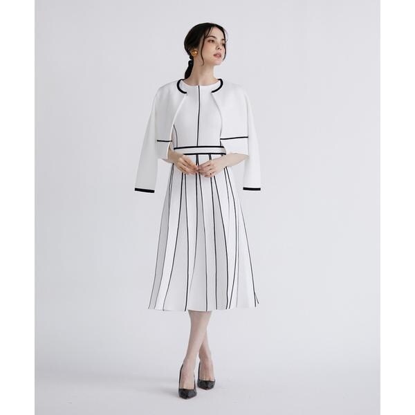 マーリエ ル カセット（Maglie le cassetto）/《M Maglie le cassetto》ラインニットワンピース