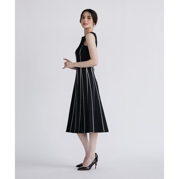 マーリエ ル カセット（Maglie le cassetto）/《M Maglie le cassetto》ラインニットワンピース