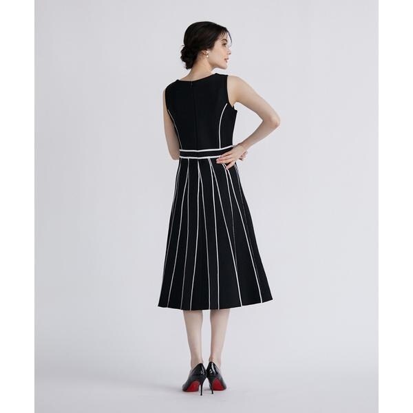 マーリエ ル カセット（Maglie le cassetto）/《M Maglie le cassetto》ラインニットワンピース