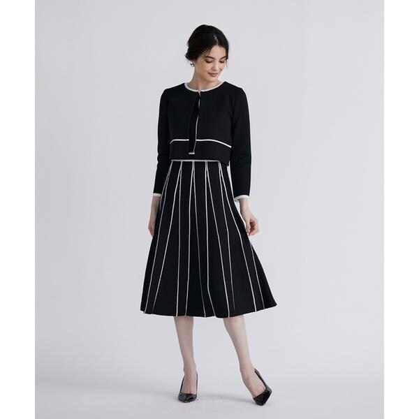 マーリエ ル カセット（Maglie le cassetto）/《M Maglie le cassetto》ラインニットワンピース