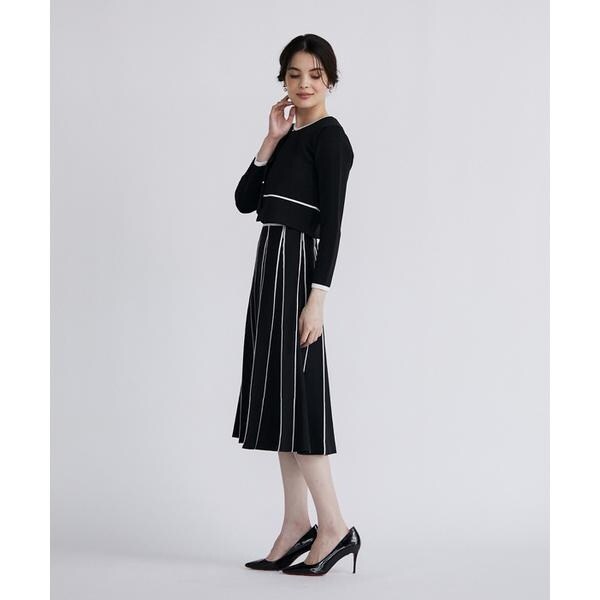 マーリエ ル カセット（Maglie le cassetto）/《M Maglie le cassetto》ラインニットワンピース