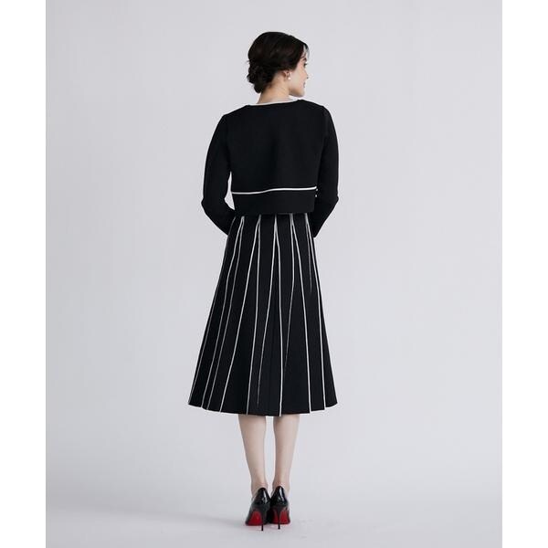 マーリエ ル カセット（Maglie le cassetto）/《M Maglie le cassetto》ラインニットワンピース