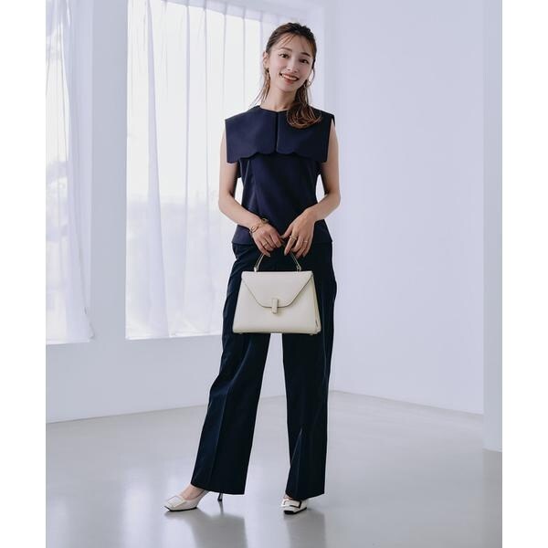 マーリエ ル カセット（Maglie le cassetto）/《M Maglie le cassetto×吉田理紗》“ほの甘”スカラップブラウス