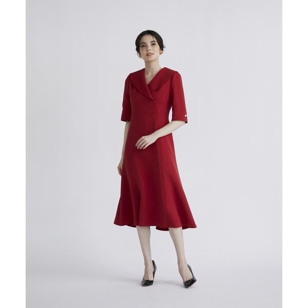 マーリエ ル カセット（Maglie le cassetto）/《M Maglie le cassetto》ショールカラーワンピース