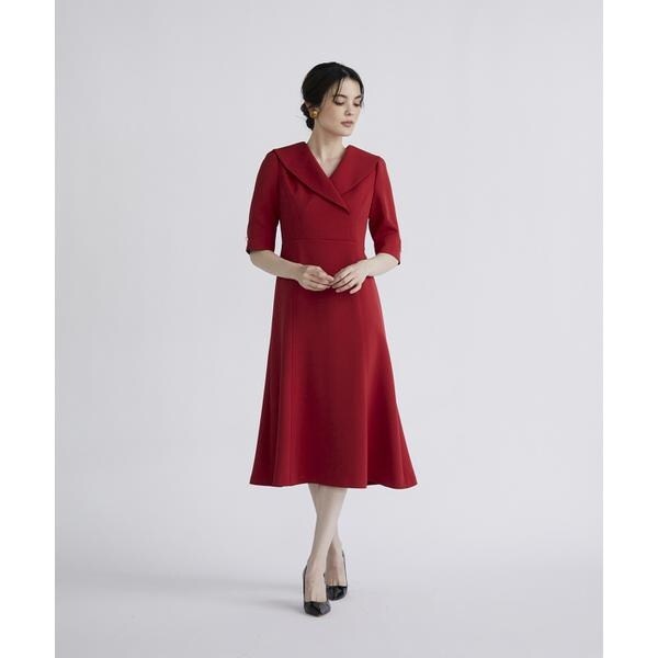 マーリエ ル カセット（Maglie le cassetto）/《M Maglie le cassetto》ショールカラーワンピース