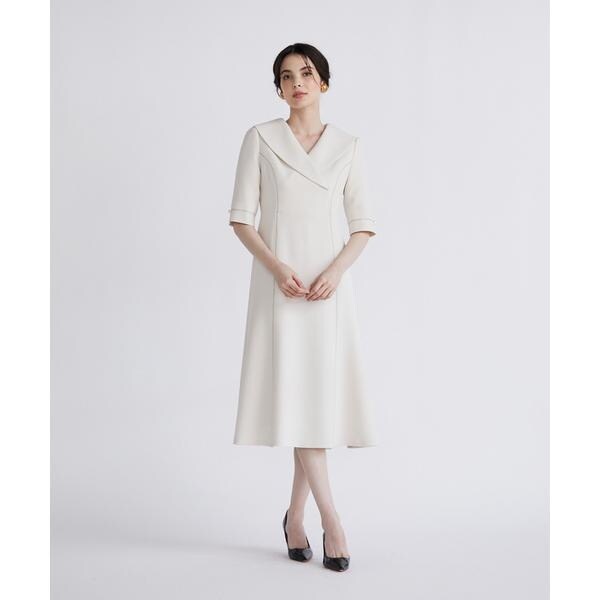 マーリエ ル カセット（Maglie le cassetto）/《M Maglie le cassetto》ショールカラーワンピース