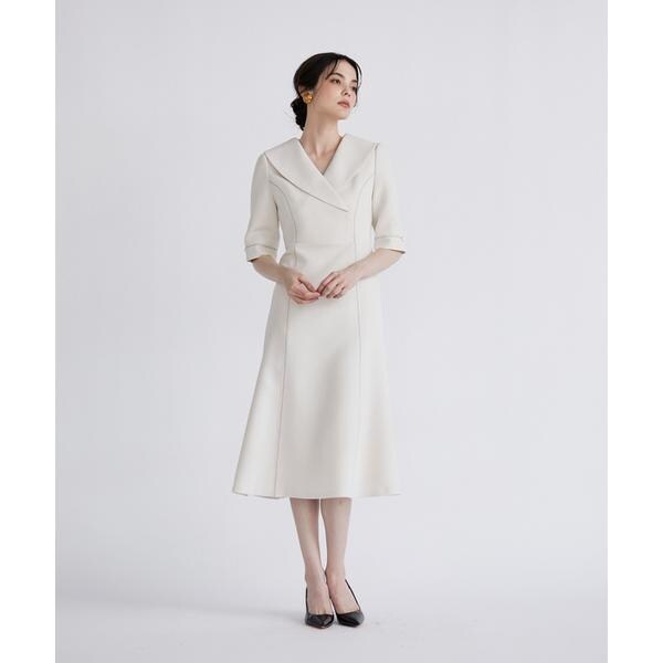 マーリエ ル カセット（Maglie le cassetto）/《M Maglie le cassetto》ショールカラーワンピース