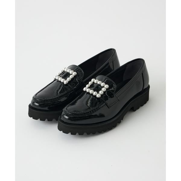 マーリエ ル カセット（Maglie le cassetto）/エナメルパールローファー