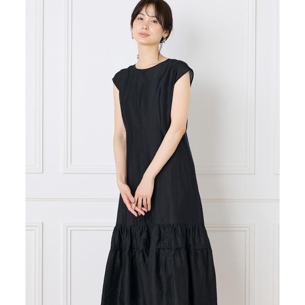 マーリエ ル カセット（Maglie le cassetto）/シアーティアードワンピース