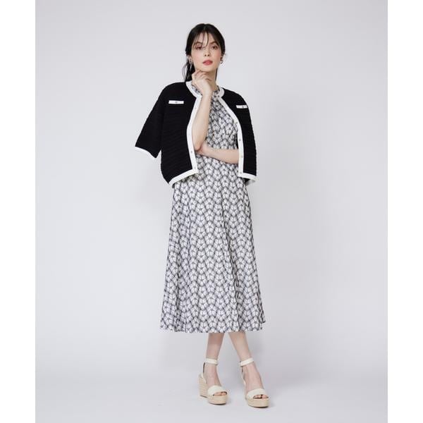 マーリエ ル カセット（Maglie le cassetto）/《大きいサイズ》刺繍レースワンピース