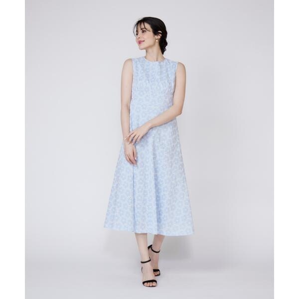 マーリエ ル カセット（Maglie le cassetto）/《大きいサイズ》刺繍レースワンピース