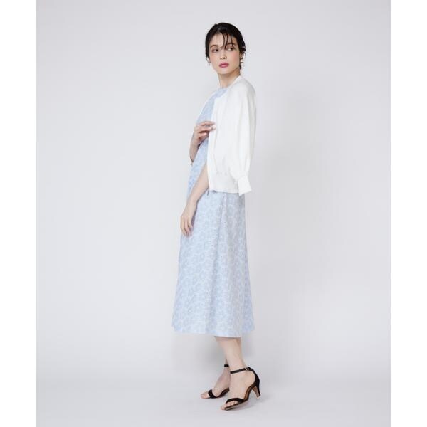 マーリエ ル カセット（Maglie le cassetto）/《大きいサイズ》刺繍レースワンピース