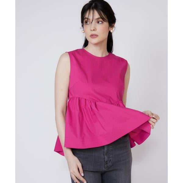 マーリエ ル カセット（Maglie le cassetto）/ペプラムブラウス