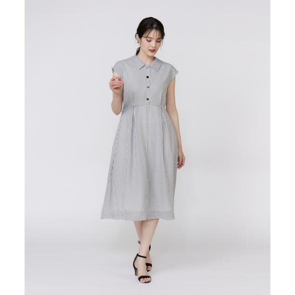 マーリエ ル カセット（Maglie le cassetto）/《WEB限定》シアーチェックワンピース