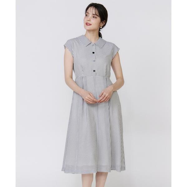 マーリエ ル カセット（Maglie le cassetto）/《WEB限定》シアーチェックワンピース