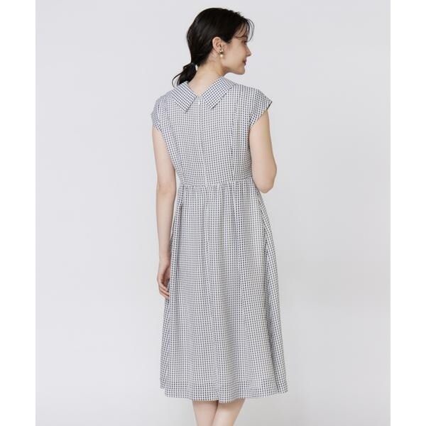 マーリエ ル カセット（Maglie le cassetto）/《WEB限定》シアーチェックワンピース