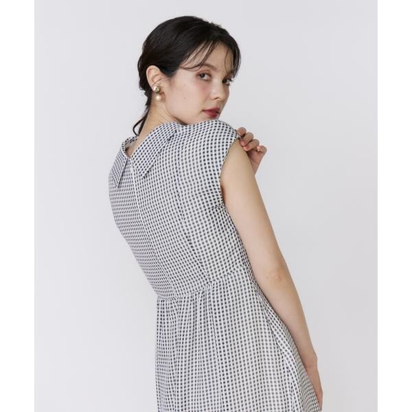 マーリエ ル カセット（Maglie le cassetto）/《WEB限定》シアーチェックワンピース