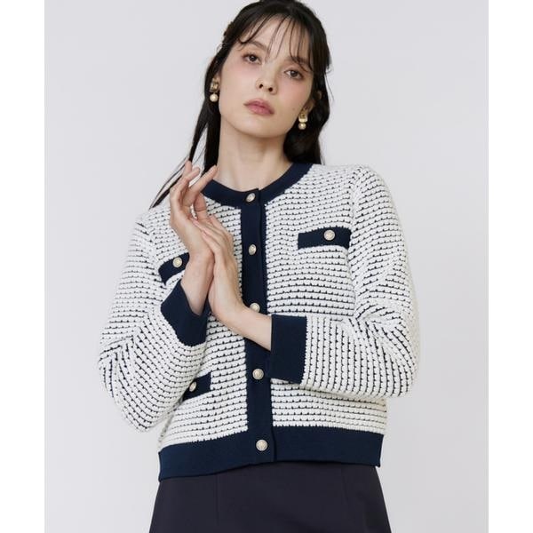 マーリエ ル カセット（Maglie le cassetto）/バルキーニットジャケット