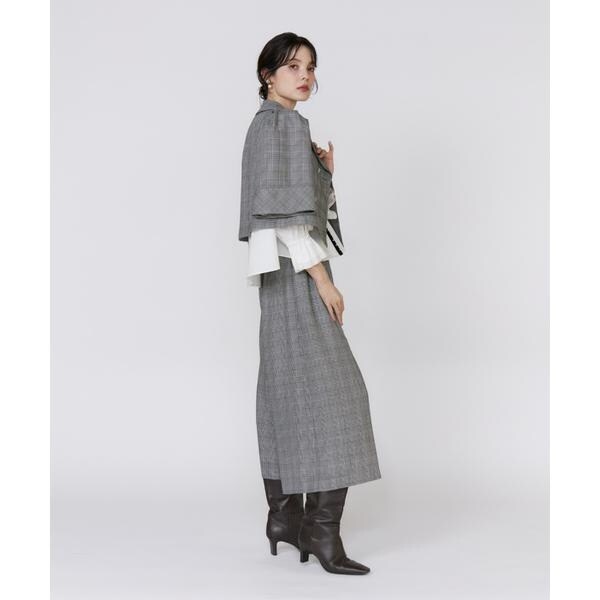 マーリエ ル カセット（Maglie le cassetto）/配色フリルショート丈