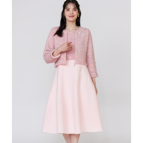 マーリエ ル カセット（Maglie le cassetto）/《フランドル45周年限定コレクション》シャギーラメドッキングワンピー