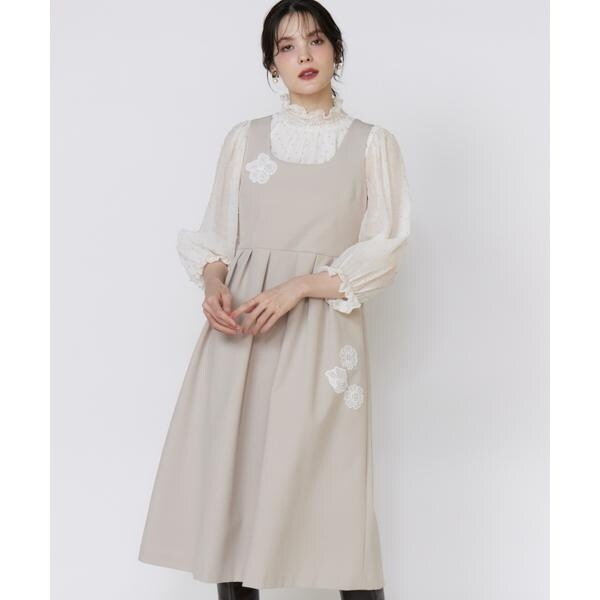 マーリエ ル カセット（Maglie le cassetto）/《大きいサイズ》《フランドル45周年限定コレクション》フラワーモチー