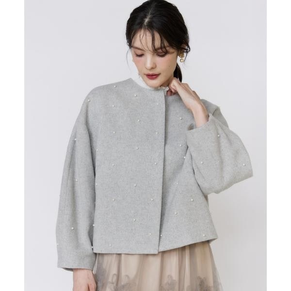 マーリエ ル カセット（Maglie le cassetto）/パールショートコート