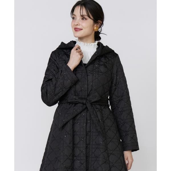 マーリエ ル カセット（Maglie le cassetto）/《フランドル45周年限定コレクション》幾何学キルティングフーディコー