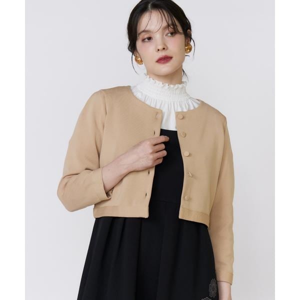 マーリエ ル カセット（Maglie le cassetto）/《M Maglie le cassetto》くるみ釦ニットカーディガン