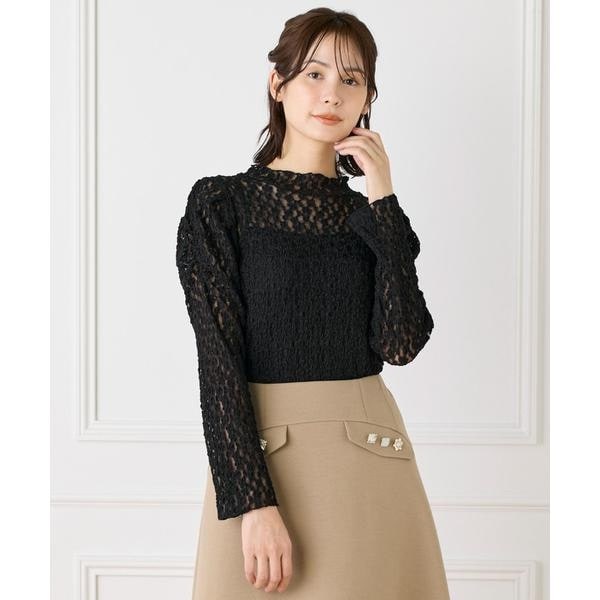 マーリエ ル カセット（Maglie le cassetto）/シュリンクレースカットソー