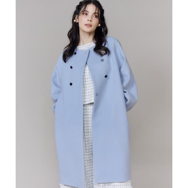 マーリエ ル カセット（Maglie le cassetto）/ダブル釦袖ボリュームコート