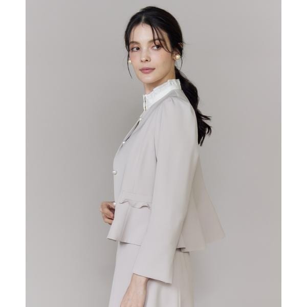 【NEW】マーリエ ル カセット（Maglie le cassetto）/《M Maglie le cassetto》フリルジャケット