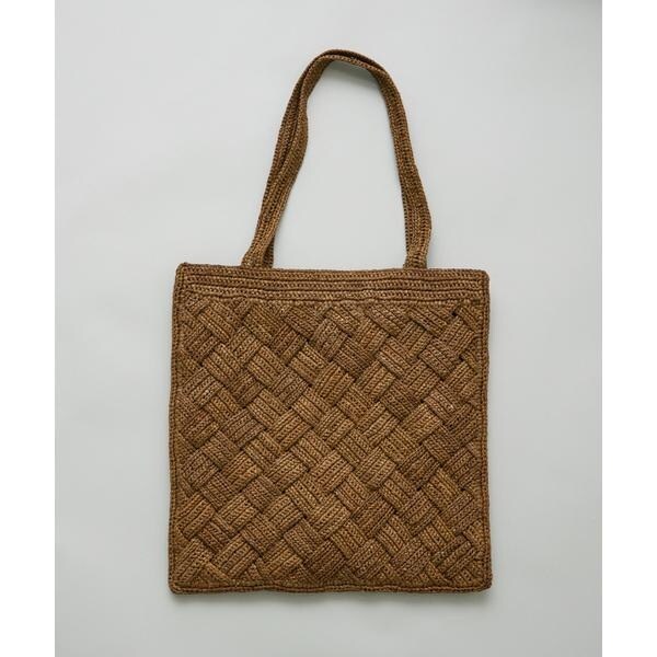 セブンアイディコンセプト（7ID concept）/ラフィアトートバッグ《IVAHONA−イバオナ−》